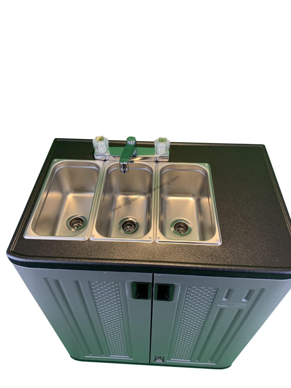 3 Bowl Sink ( Wash, Rinse, Sanitize) - All Green Manufacturing