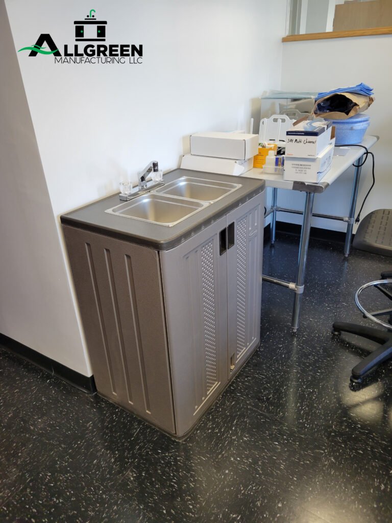 Portable Sinks in Healthcare - All Green Manufacturing